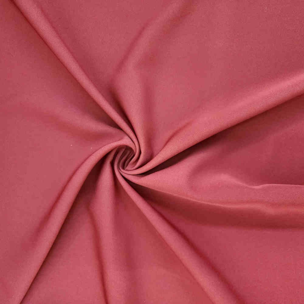 Plain Barbie Crepe – Brick | Curtain Dream