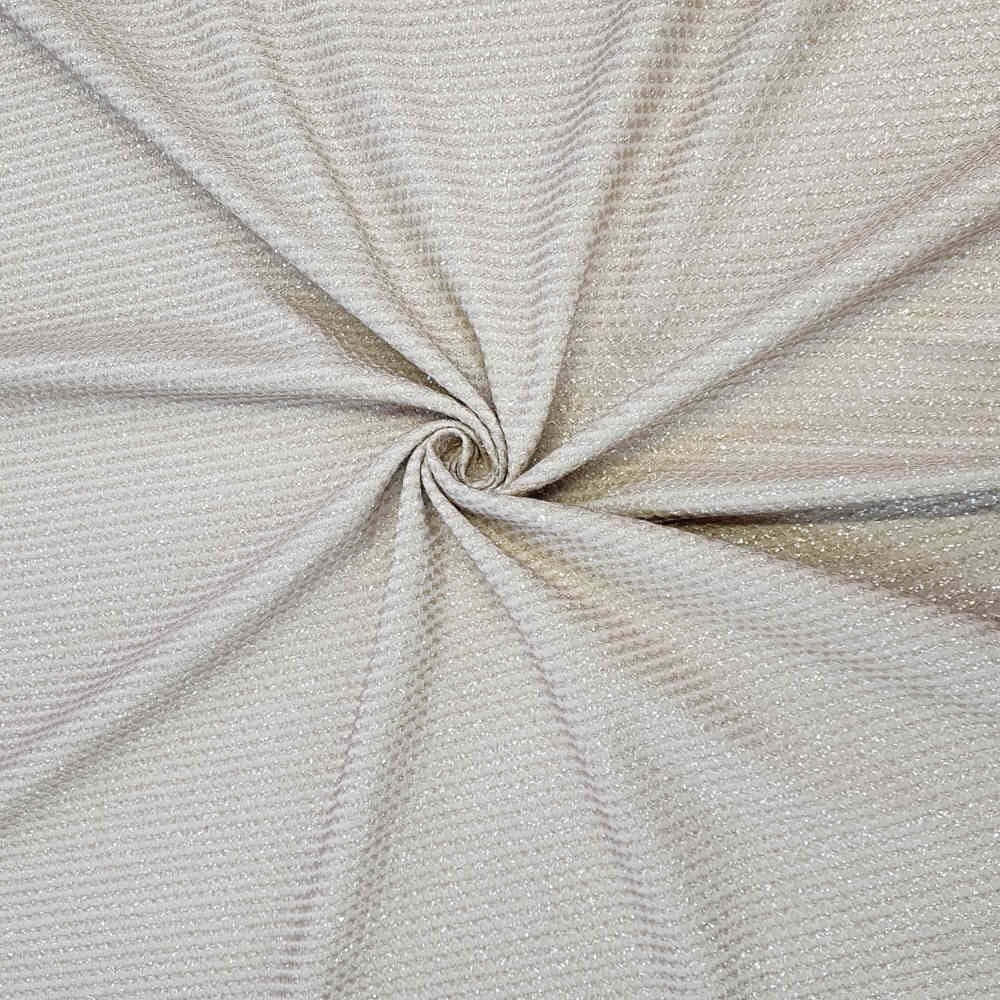 Sandwich Scuba Lurex Berkley – Beige | Curtain Dream