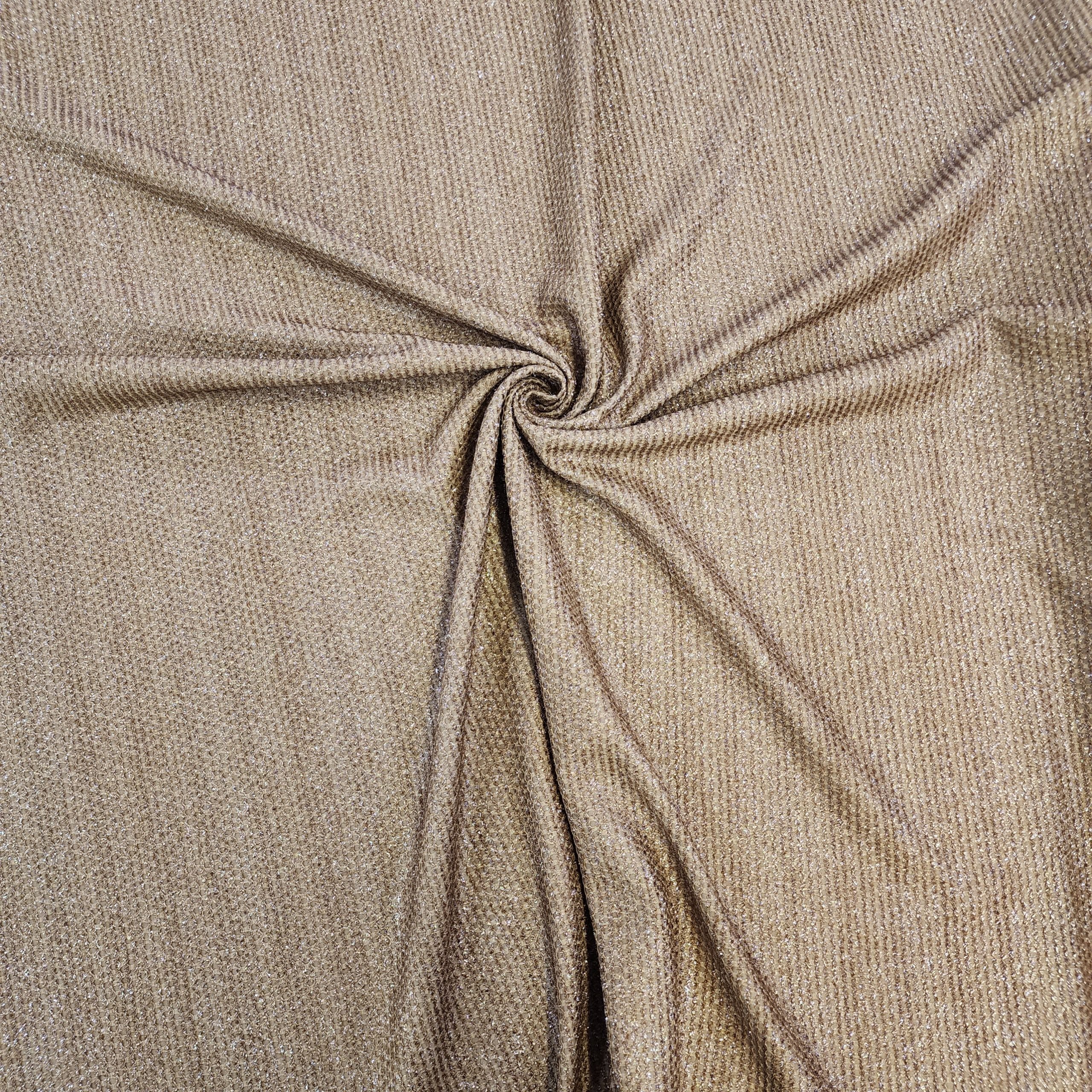 Sandwich Scuba Lurex Berkley – Taupe | Curtain Dream