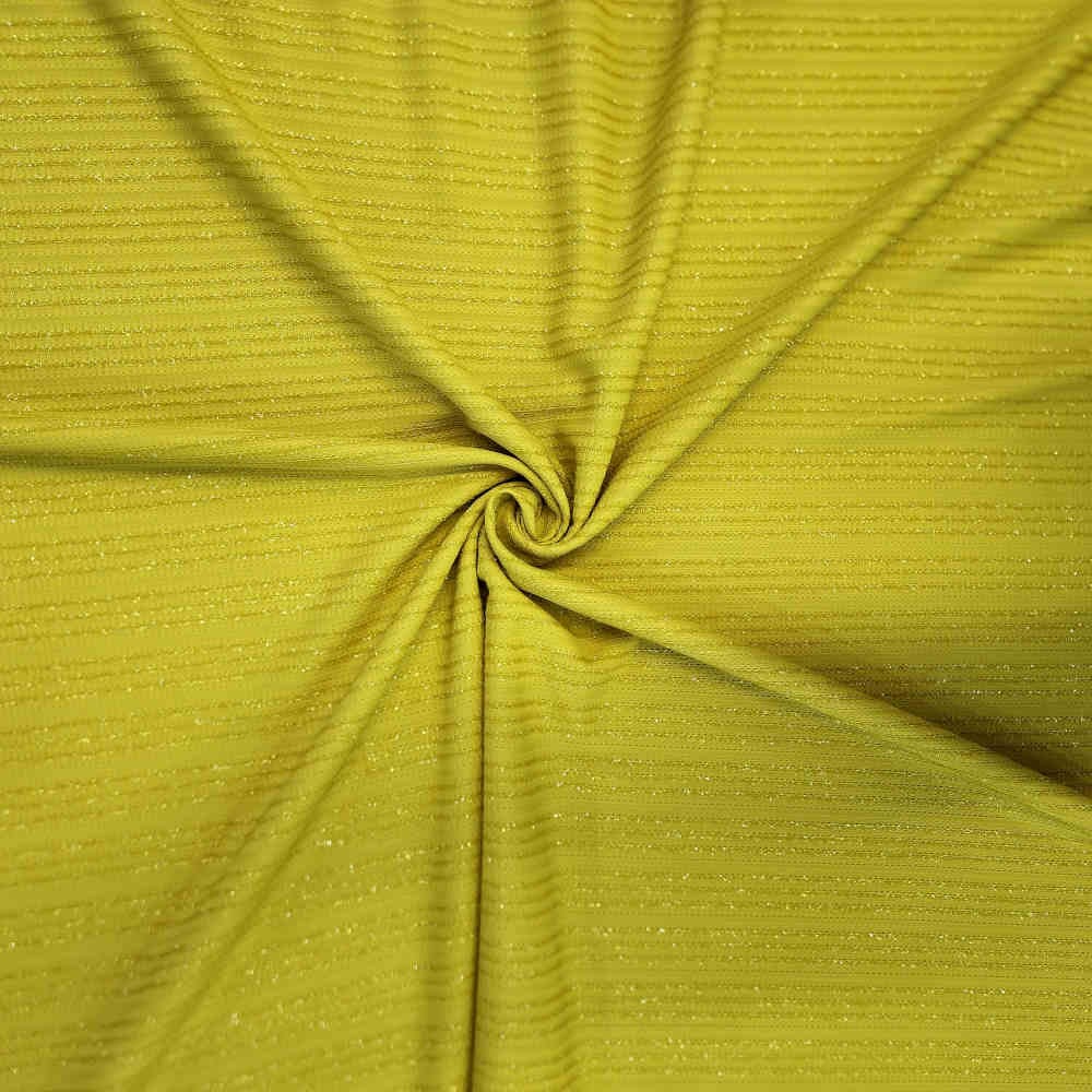 Sandwich Scuba Lurex Berkley – Mustard | Curtain Dream