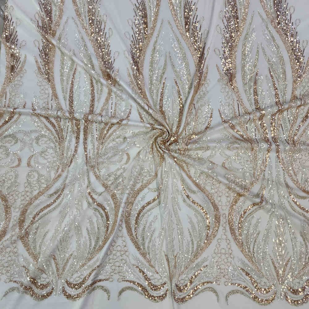 Two Tone Tulle 8056-9 – Beige | Curtain Dream