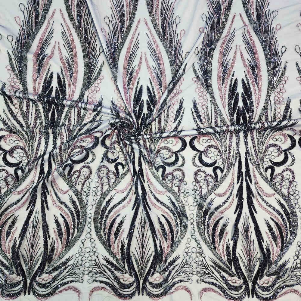 Two Tone Tulle 8056-9 – Navy Blue | Curtain Dream