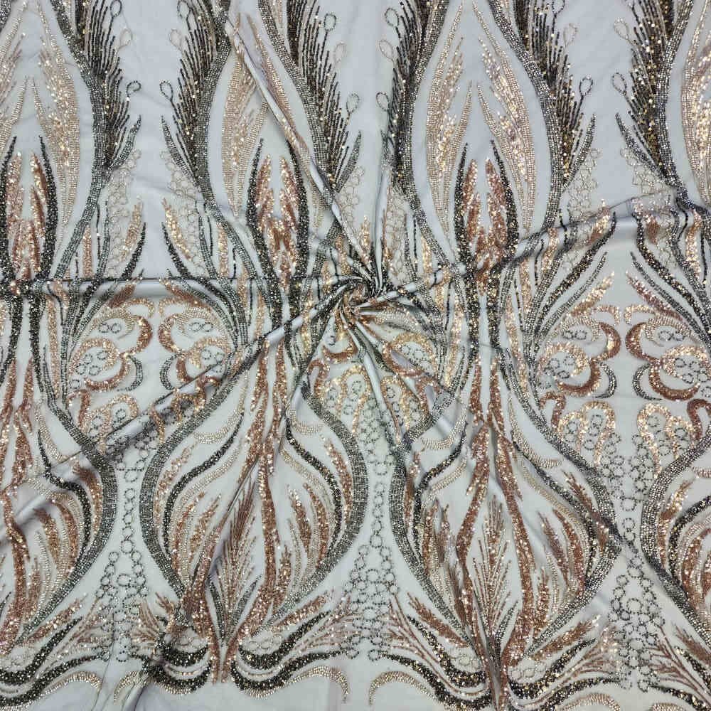 Two Tone Tulle 8056-9 – Olive | Curtain Dream